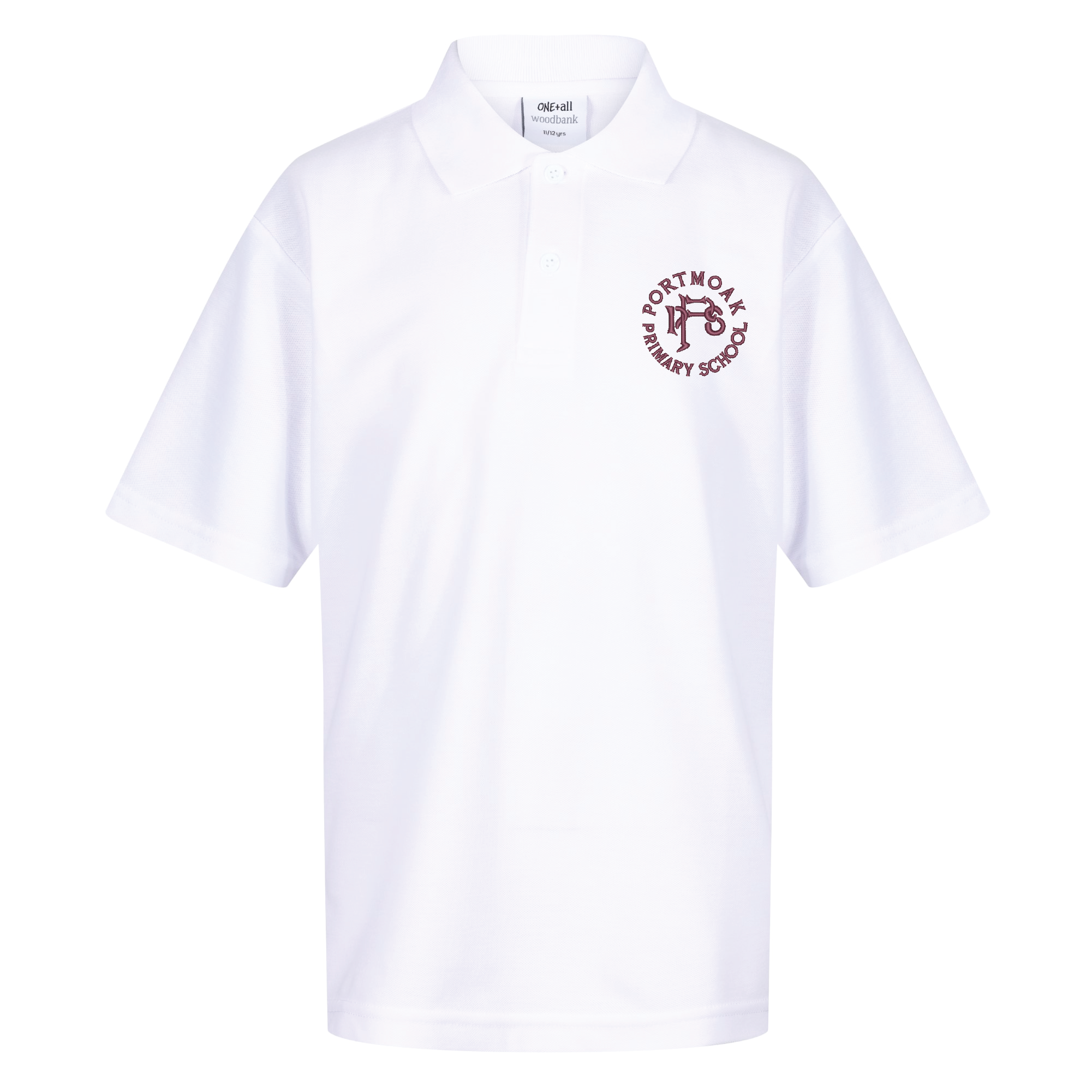 Portmoak Primary School - White Polo Shirt – Earth Uniform
