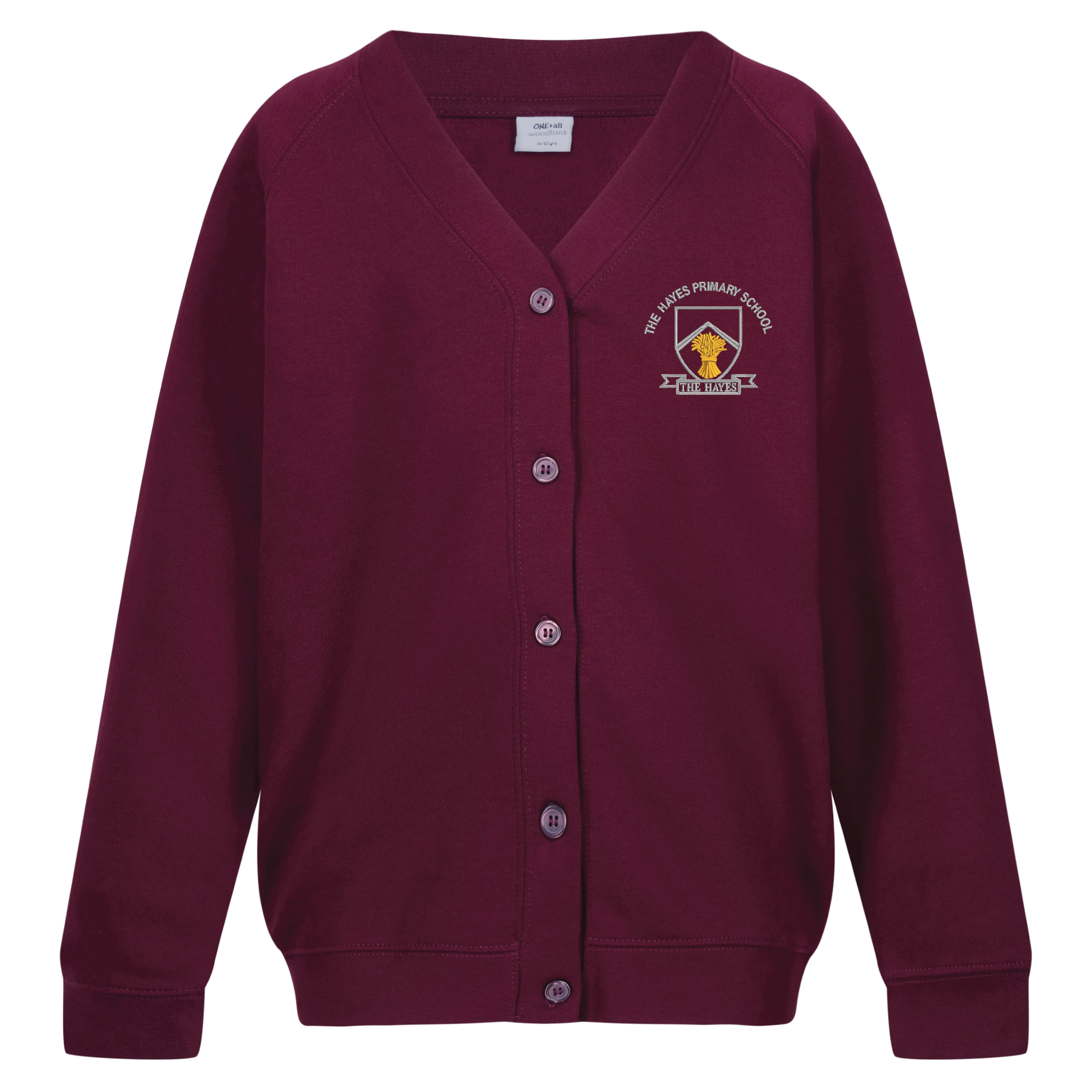 The Hayes Primary School - Sweat Cardigan – Earth Uniform