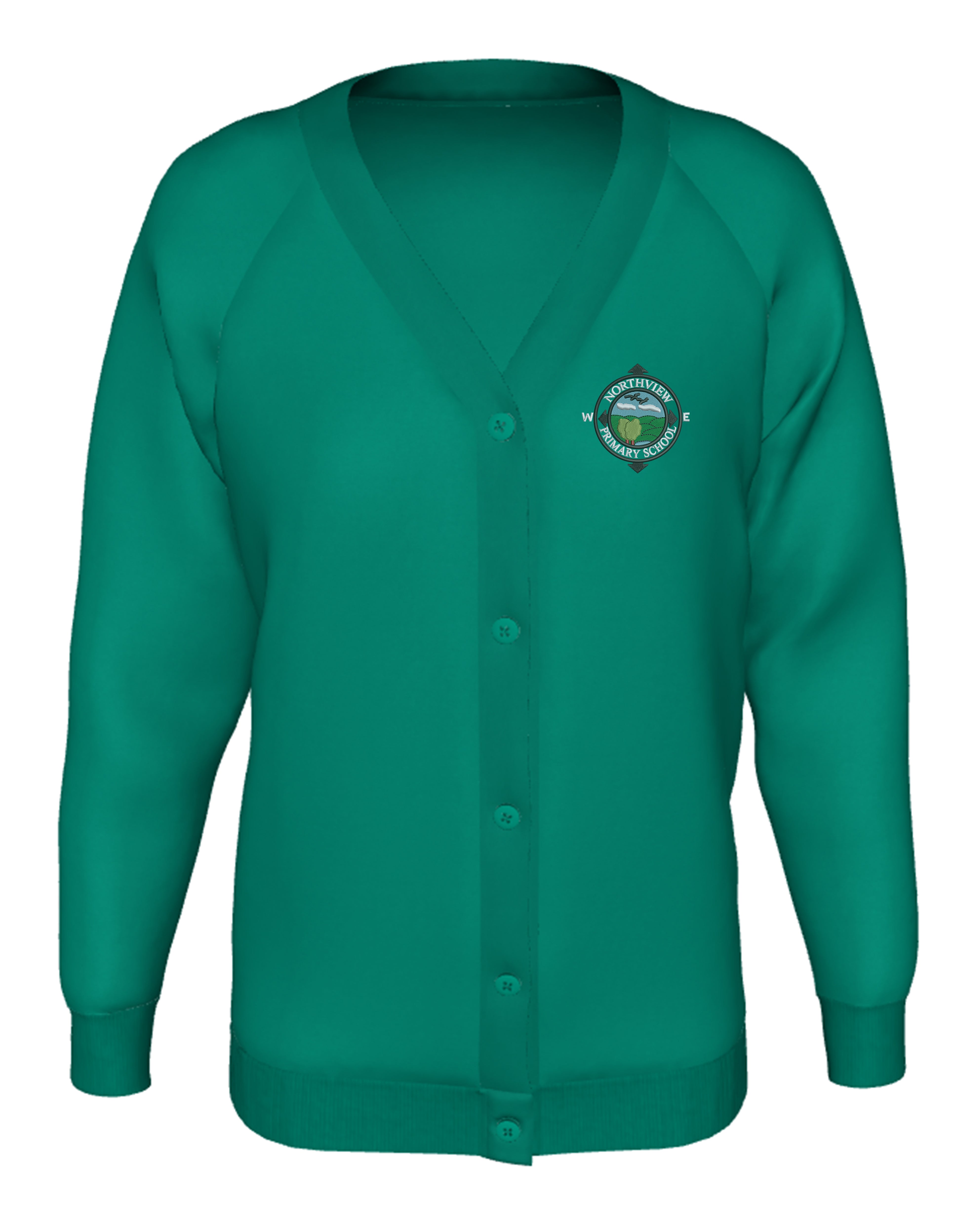 Northview Primary School - Sweat Cardigan – Earth Uniform